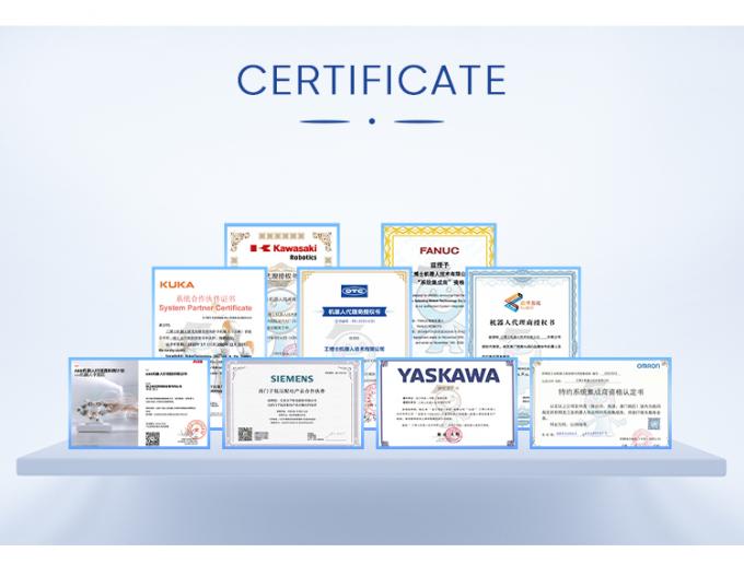 CNGBS 그리퍼와 야스카와 산업용 로봇 팔 GP180 로봇 팰리타이저