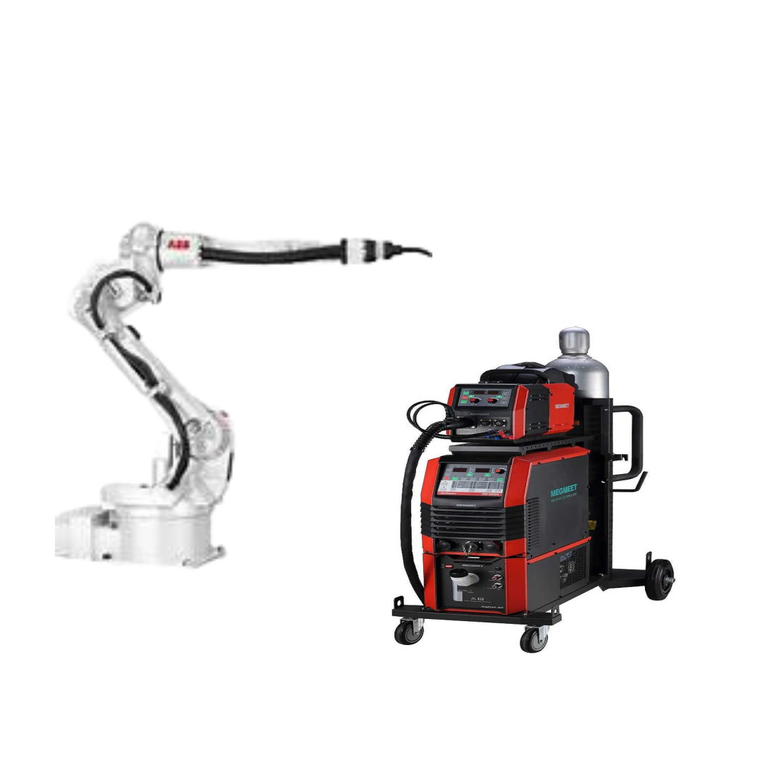 6 축 유료물 15kg 도달 1850mm ABB IRB 2600ID 용접기 및 TBI MIG 총과 함께 용접 로봇 팔