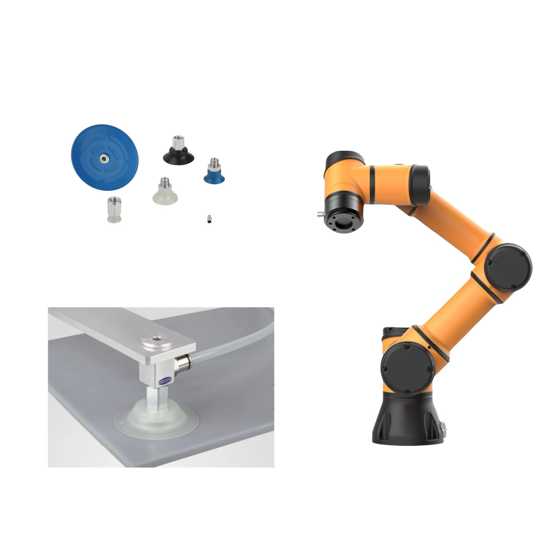 유해물 3kg 6축 협력 로봇 팔 AUBO I3 SChmal 진공 흡입컵과 함께